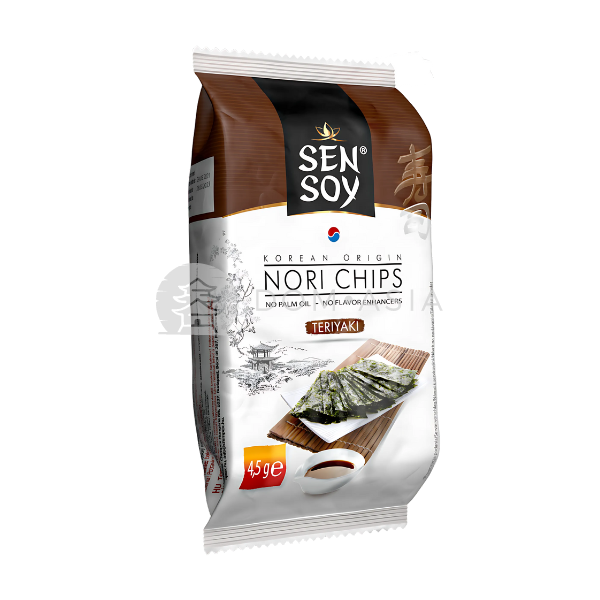 Chipsy nori o smaku teriyaki SEN SOY 4.5g x 18szt/ krt | Snack Rong Bien Vi Teriyaki SEN SOY 4 ...