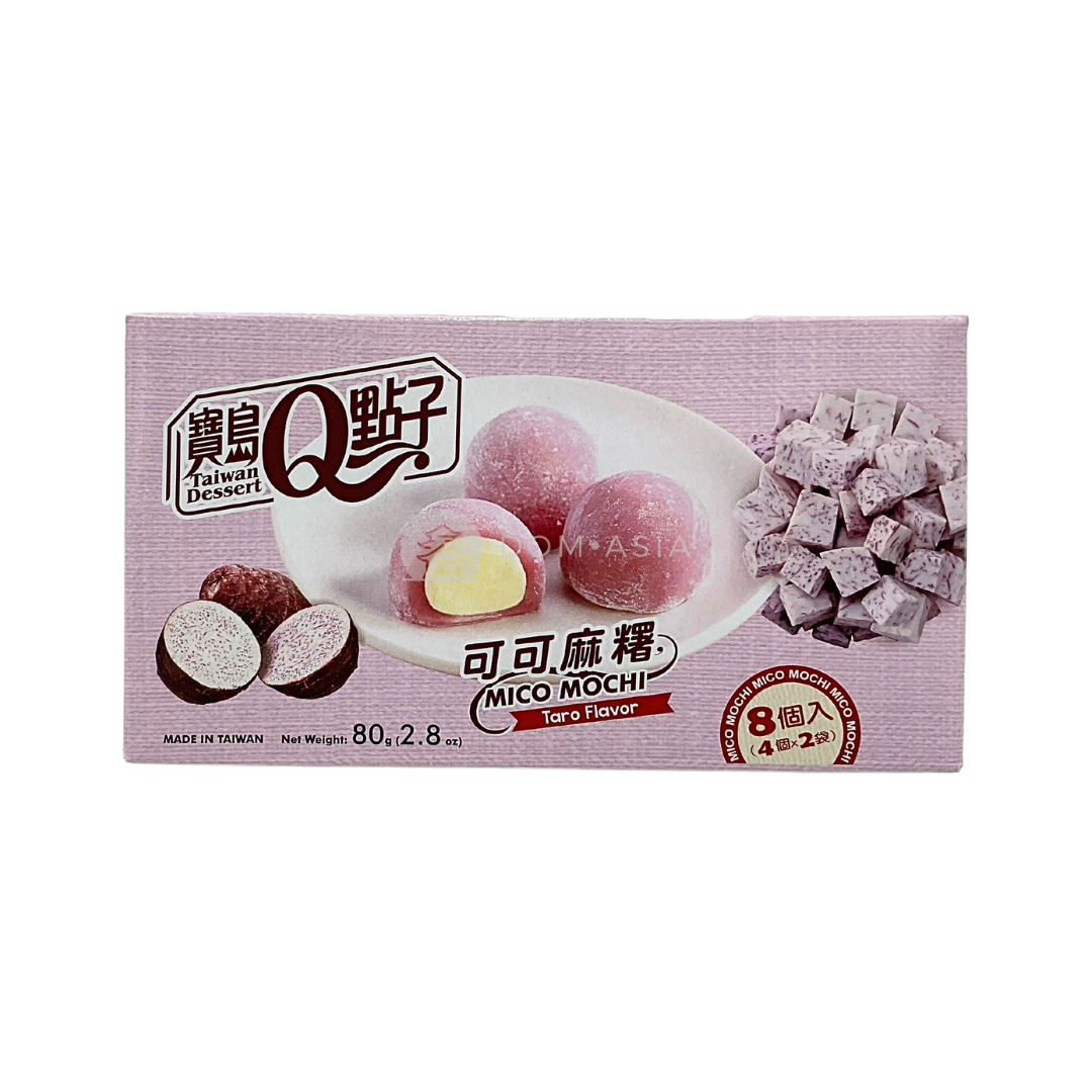 Mochi kakaowe o smaku taro TAIWAN DESSERT 80g | Mochi Hop Vi khoai mon ...