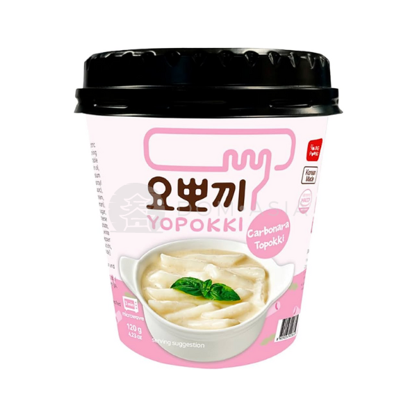 Kluski ryżowe o smaku carbonara YOPOKKI 120g x 30szt/ krt | Banh Gao ...